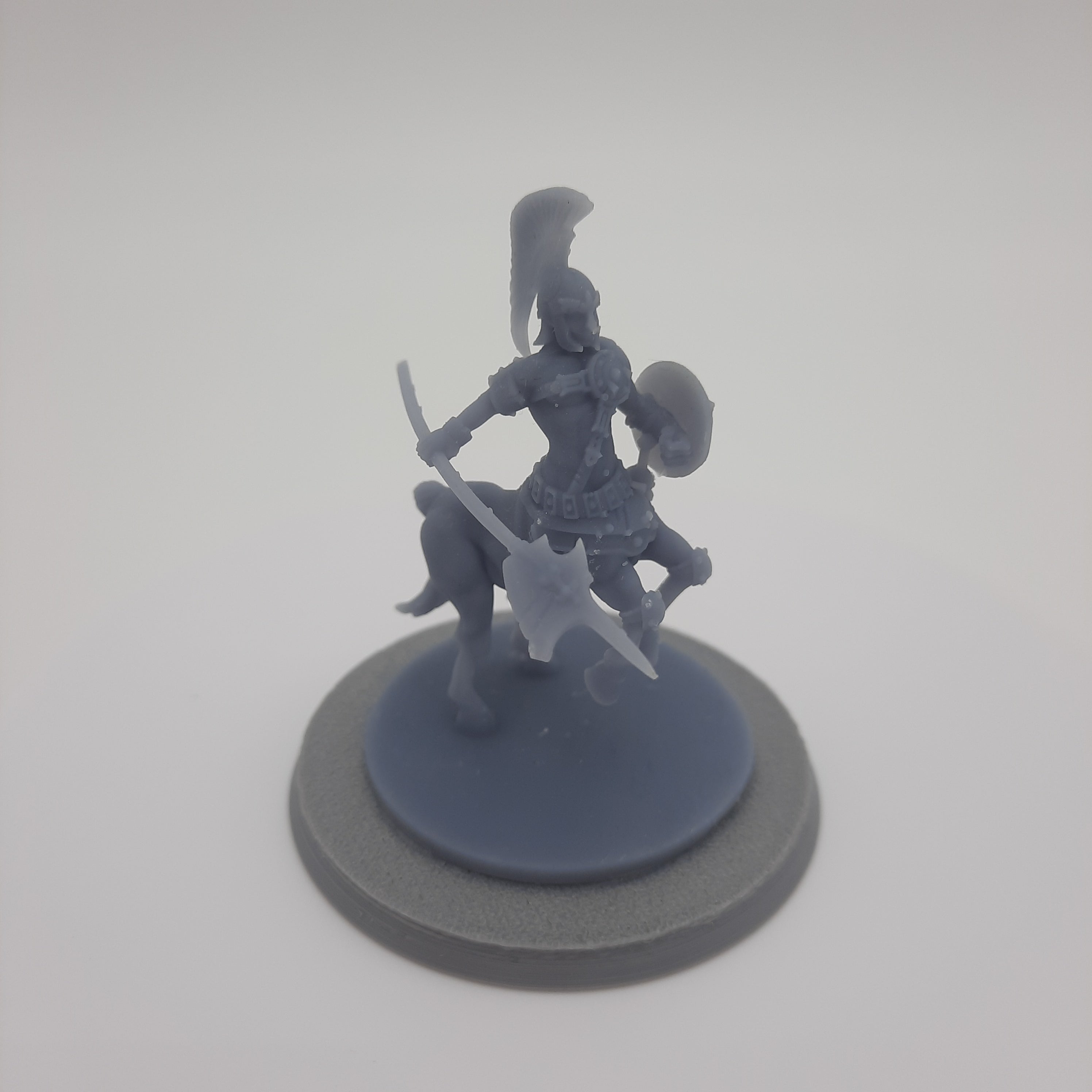 Miniature figurine - Centaur Lancier - DnD - Grey/Unpainted – HERO ...